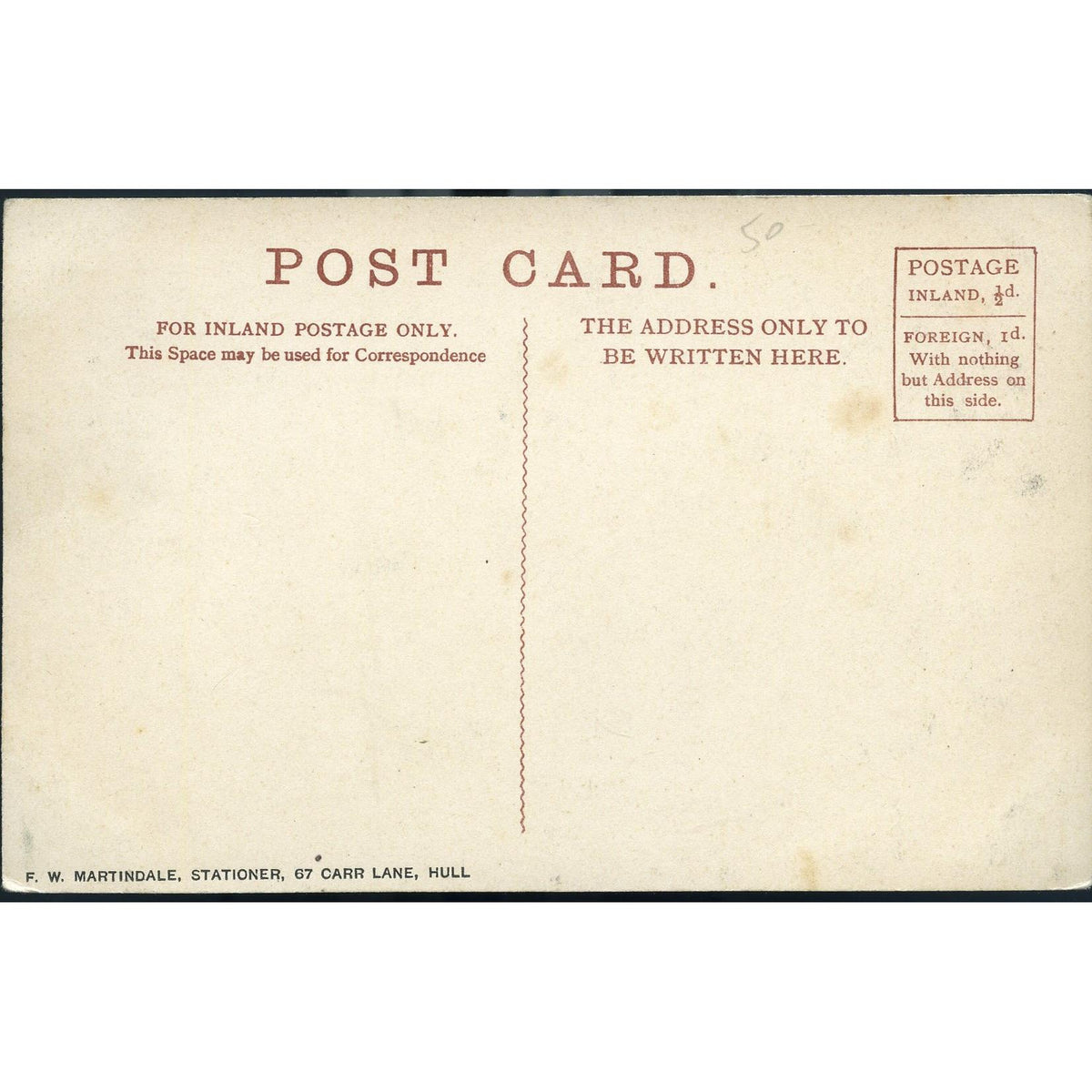 Reliable Series Postcard 'West Park, Hull' – Copperplate Pictures
