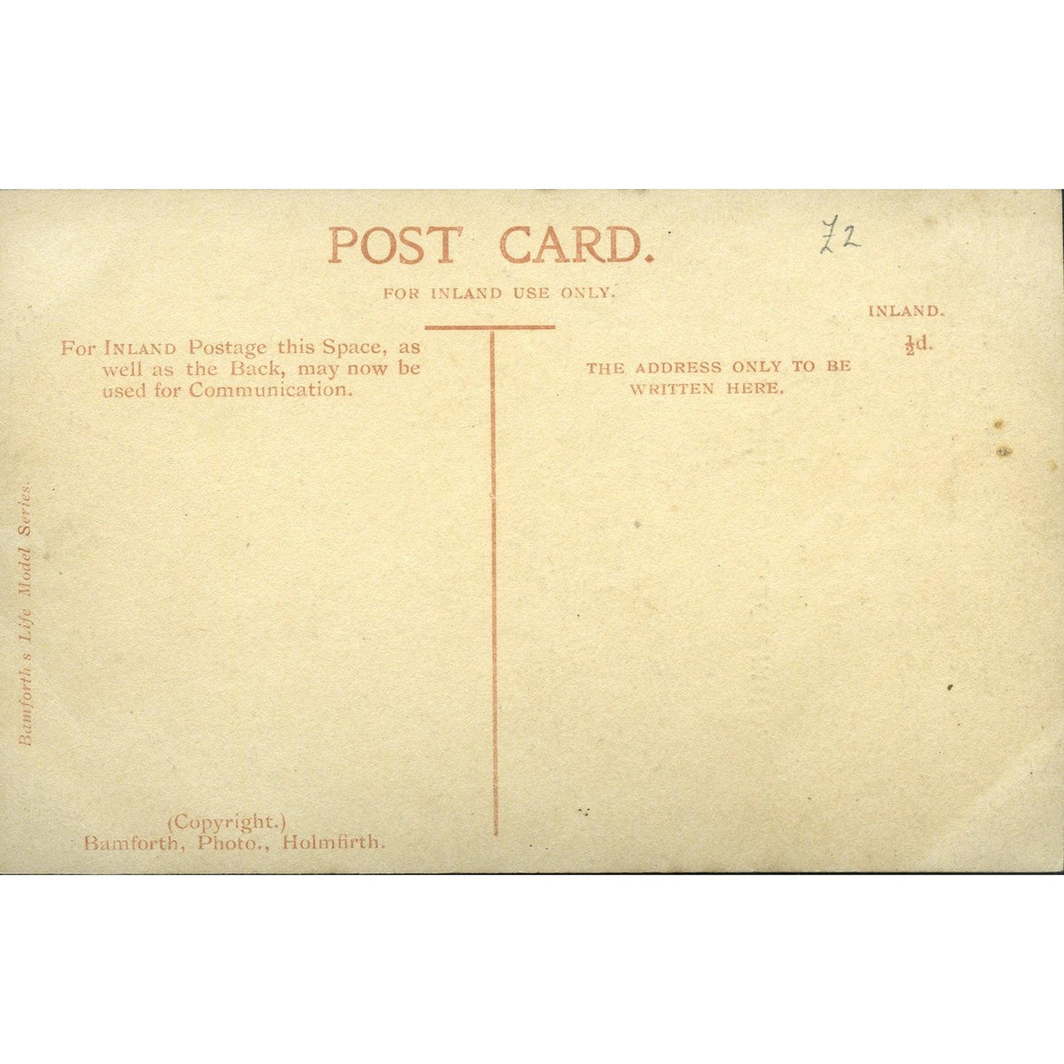 Bamforth's Life Model Series Postcard 'The Village Blacksmith ...